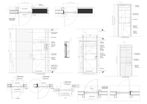 Structural Opening Section Detail In Plan And Elevation Dwg Autocad Drawing