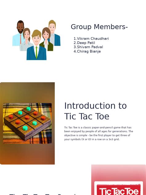 Introduction To Tic Tac Toe Ppt1 Pdf