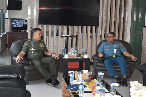 Dandim 0315 Tanjungpinang Sambut Hangat Silaturrahmi Danlanudal Primetimes