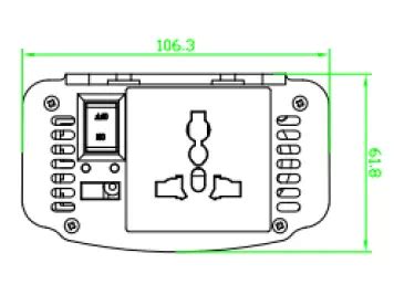 RS PRO Fixed Installation DC AC Power Inverters Instructions