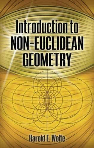 Introduction To Non Euclidean Geometry Dover Books On Mathematics Euclidean Geometry