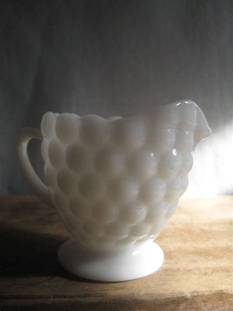 Vintage Anchor Hocking Vintage Anchor Hocking Bubble Milk Etsy