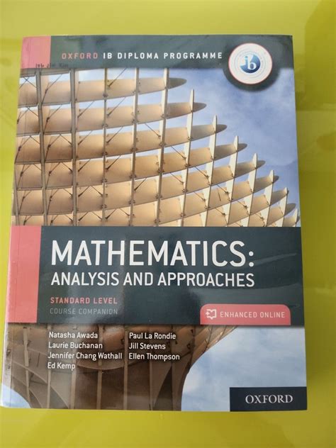 Oxford Ib Mathematics Analysis And Approaches Hobbies And Toys Books And Magazines Textbooks On