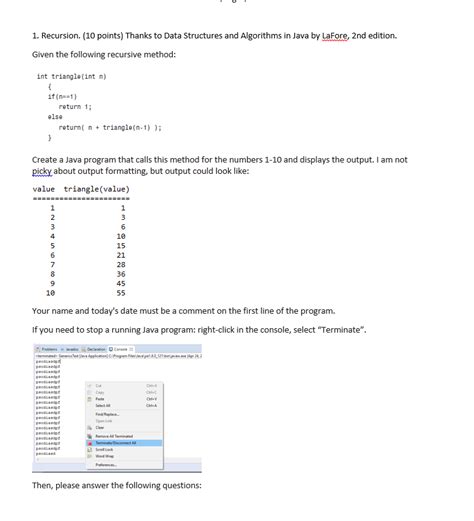 Solved Recursion Points Thanks To Data Structures Chegg