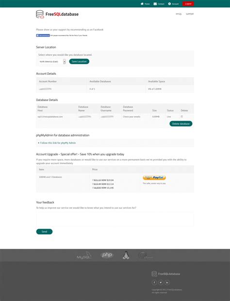 Free Sql Database