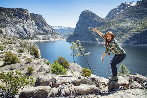 Wapama Falls Hike In Hetchy Hetchy Yosemite National Park — Flying