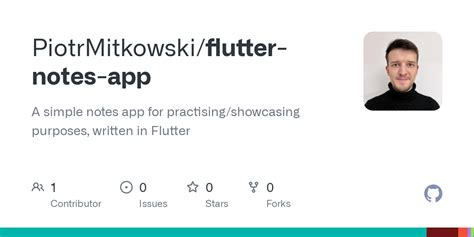 Github Piotrmitkowskiflutter Notes App A Simple Notes App For