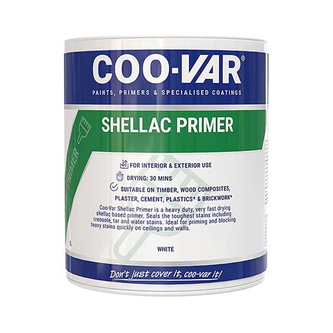 Coo Var Shellac Interior And Exterior Primer White 250ml