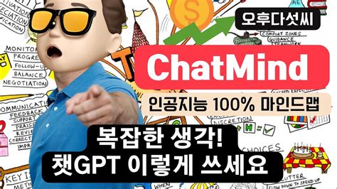 챗gpt의 미래 인터페이스 Ai를 통해 생각을 정리하고 구조화하라 Chatgpt와 마인드맵의 만남 오후다섯씨 Youtube