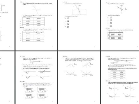 Ib Dp Physics Question Book C 3 Wave Phenomena Sl Teaching Resources