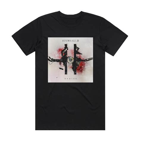 Assemblage 23 Bruise 1 Album Cover T Shirt Black Album Cover T Shirts