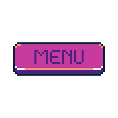 Premium Vector Pixel Art Ui Button