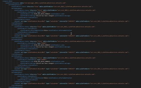 Web Services How To Fix Soap Updatelist Netsuite Error Record Has