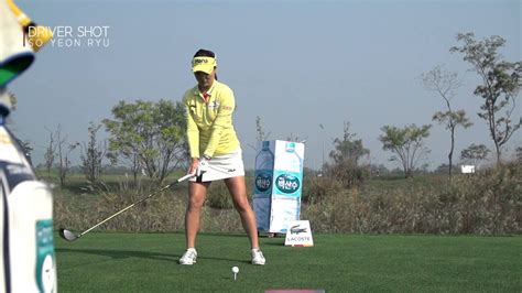 슬로모션골프스윙 2015 유소연 드라이버 정면 59golf Youtube