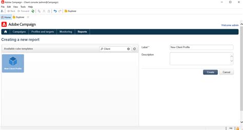 Use Cubes To Create Reports On Data Adobe Campaign