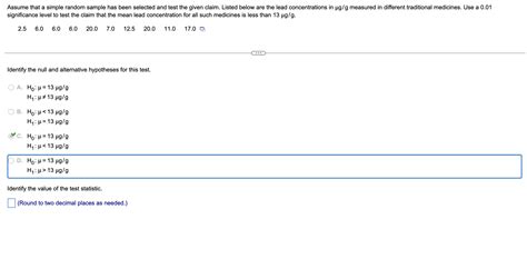 Solved How To Identify Find The Test Statistic And The P Chegg
