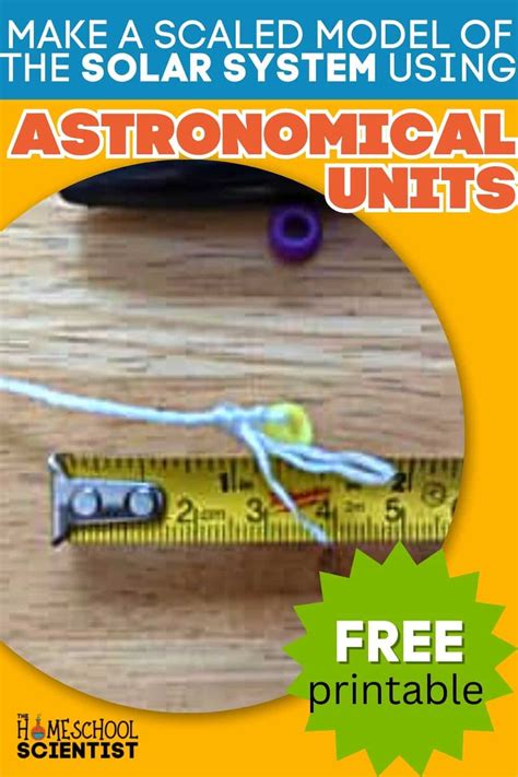 Astronomical Unit Definition And Science Activity The Homeschool Scientist