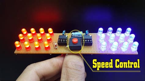 how to make a police strobe light with ic ne555 youtube