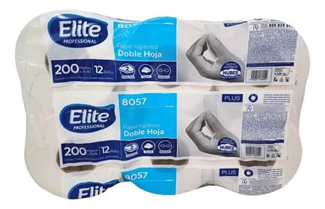 Papel Higienico Elite Bobina 200mts C12 Rollos Envío Gratis