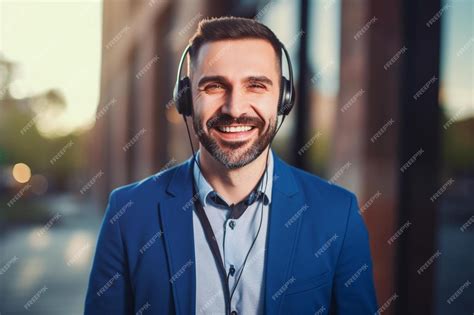 Premium Ai Image Happy Crm Portrait