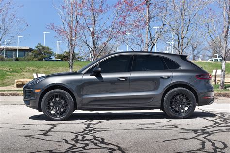Porsche Macan On Tsw Sebring Matte Black Concave Mesh Wheels Rims 20