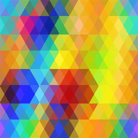 Abstract Hipsters Seamless Pattern With Bright Colored Rhombus Geometric Background Rainbow