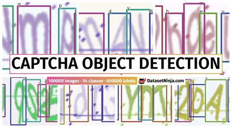 Captcha Object Detection Dataset Ninja
