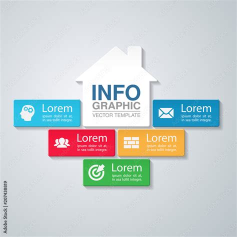 Vector Infographic Template For Diagram Graph Presentation Chart
