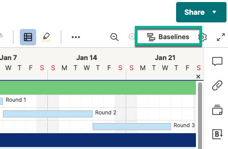 Baselines And Critical Path Smartsheet Learning Center