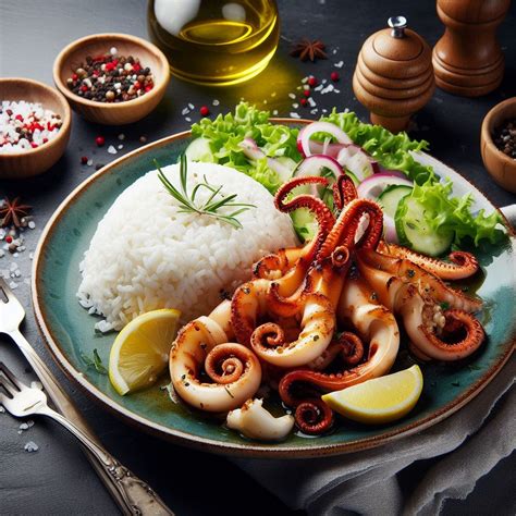 Download Ai Generated Squid Food Royalty Free Stock Illustration