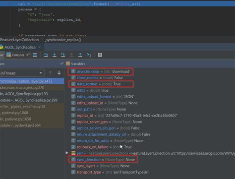 Synchronize Replica Parameter Issue · Issue 369 · Esriarcgis Python