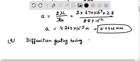 Solved 9 The Diffraction Pattern Shown In The Figure Is Produced By Passing Laser Light Î
