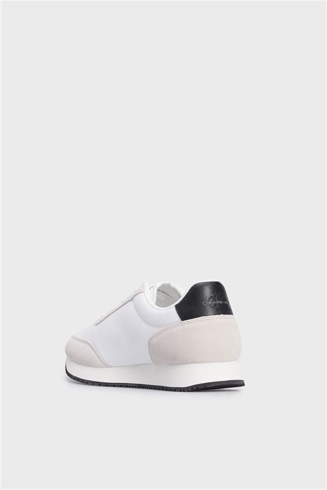 Мужские белые кроссовки RETRO RUNNER LOW LACEUP SU-NY ML Calvin Klein ...