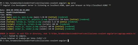 Typescript Angular 4 Error In Enoent No Such File Or Directory