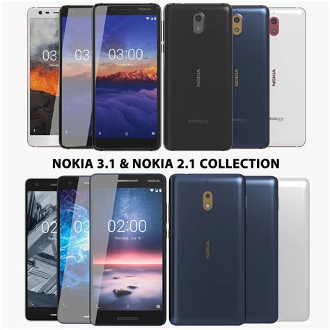 Colección Nokia y Modelo D ds fbx obj max Free D