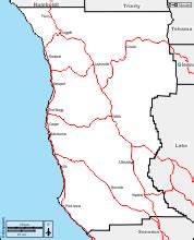 Mendocino County D Free Maps Free Blank Maps Free Outline
