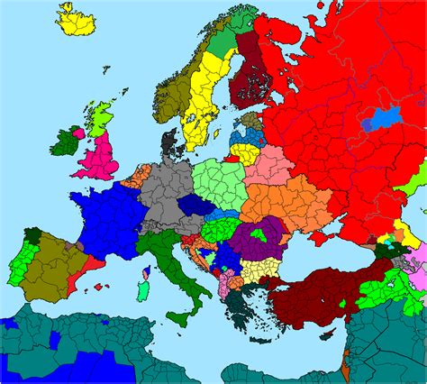 Ethnicity Map Europe