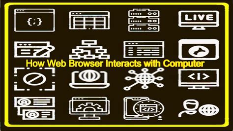 How Computer Interacts Web Browser How Web Browser Works Web Browser And Computer