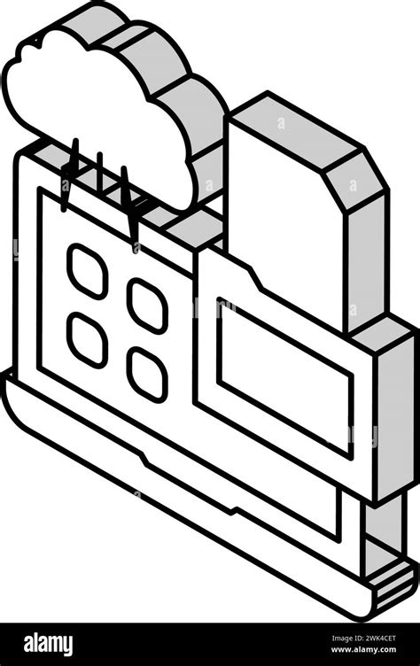 management system isometric icon vector illustration stock vector image and art alamy