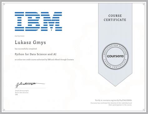 Łukasz Gmys On Linkedin Datascience Python Ibm Coursera