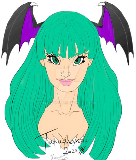 Morrigan Aensland From Darkstalkers Portrait By Taniwharau On Deviantart