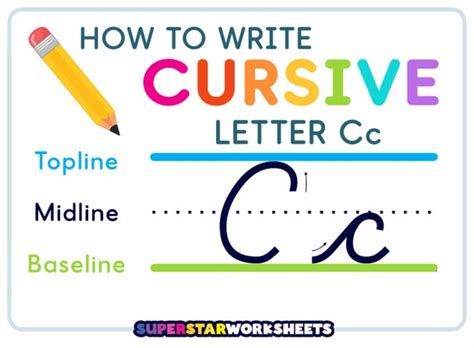 Cursive C Superstar Worksheets