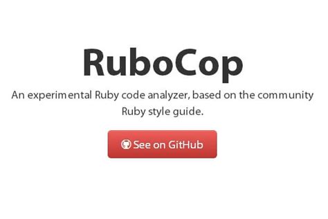 RuboCop An Experimental Ruby Code Analyzer Bypeople