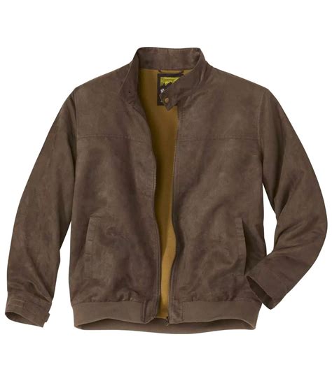 Bunda Z Imitácie Semišu Podšitá Mikroflísom Atlas For Men