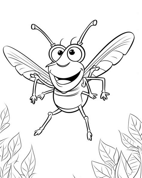 Grasshopper Coloring Sheets Free Printable