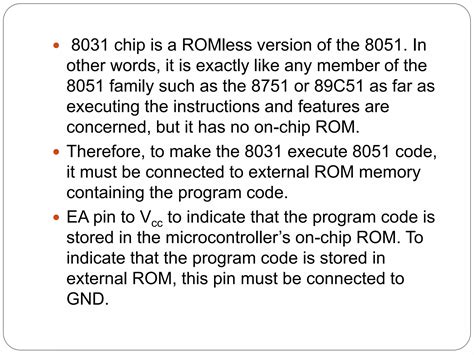 Interfacing External Memory In 8051 Pptx