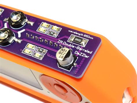 Flipper Zero Double Barreled Ir Led Blaster Dazzler 850nm Iotmug Traffic Light Controller