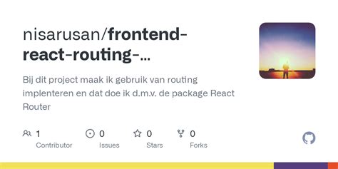 github nisarusan frontend react routing tandartspraktijk bij dit
