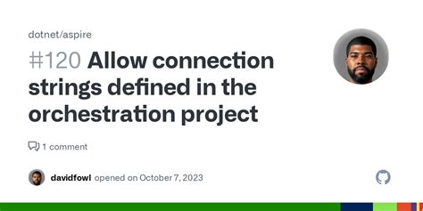 allow connection strings defined in the orchestration project · issue