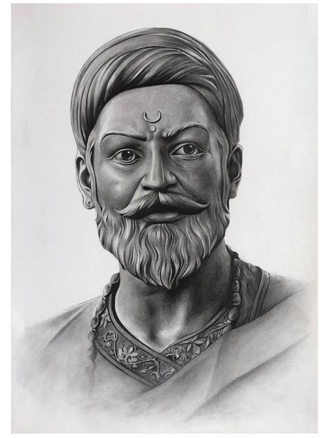 Original Portrait Of Chhatrapati Shivaji Maharaj